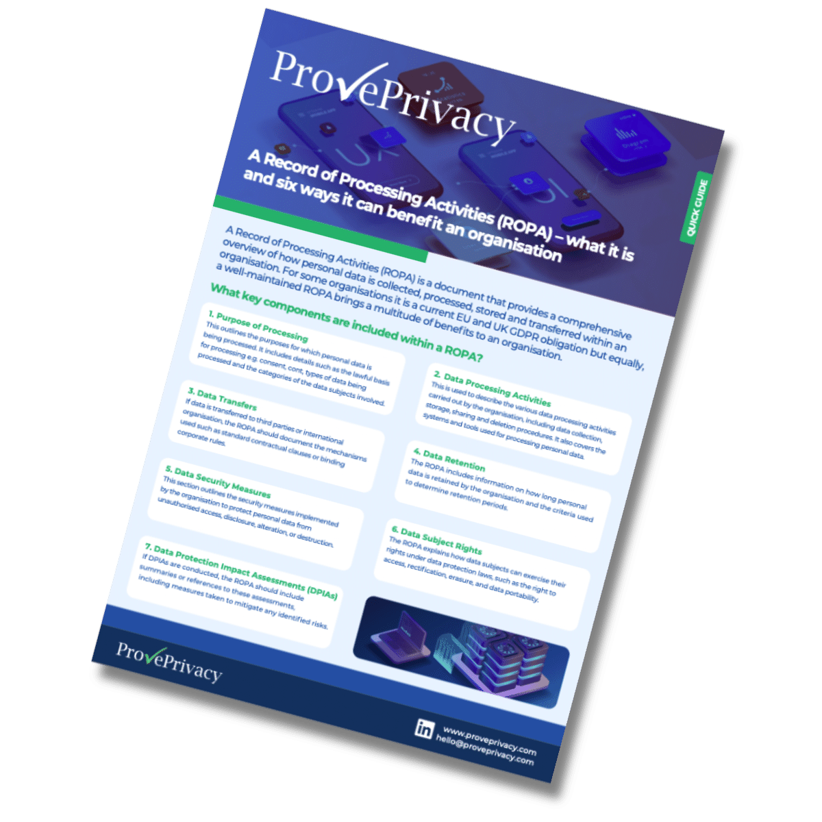 A Record of Processing Activities (ROPA) Quick Guide | ProvePrivacy